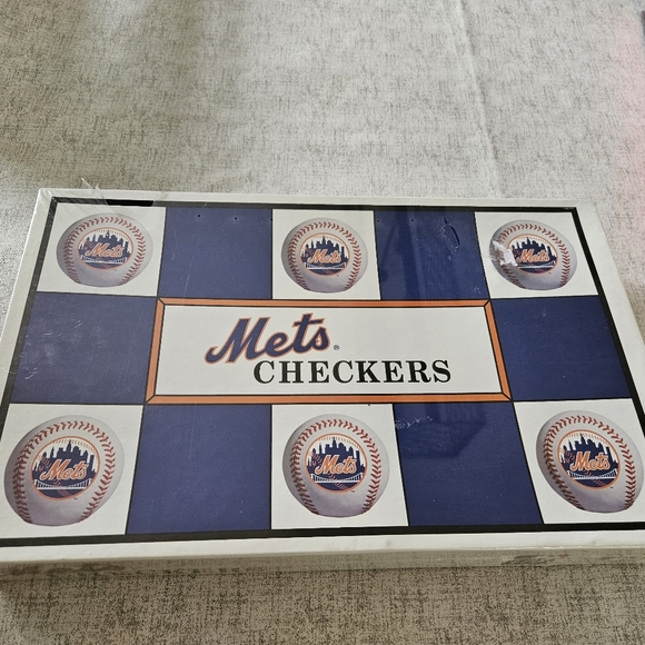 Games | New York Mets Checkers Set | Poshmark